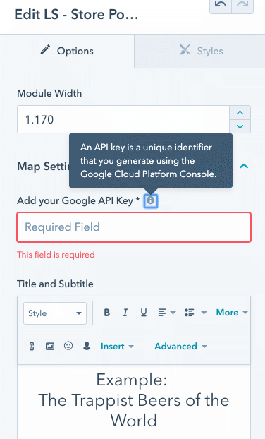 How to create an API key for Google Maps?