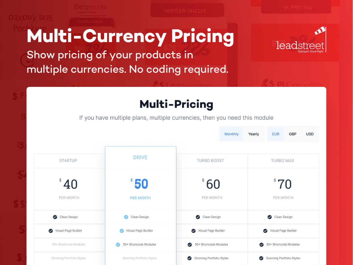 Multi Currency Pricing