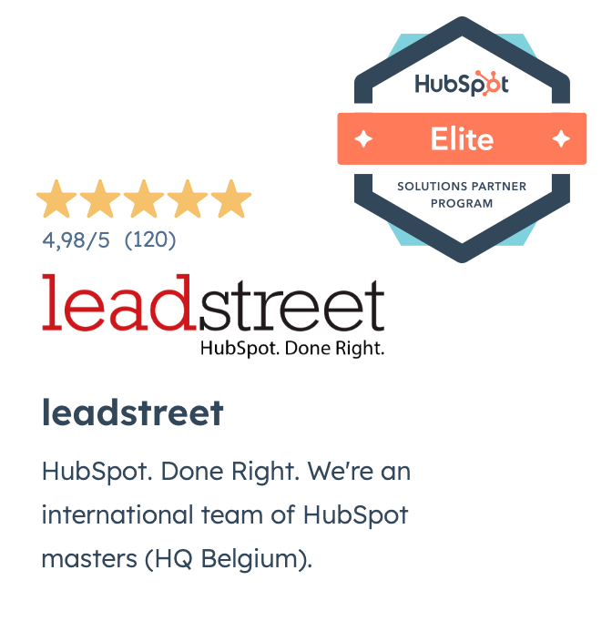 HubSpot Elite Partner | HubSpot experts since 2013 | leadstreet